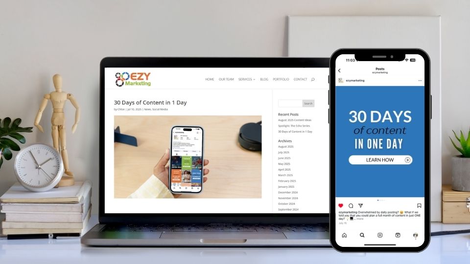 Repurpose 1 Post into 5 Pieces of Content - EZY Marketing