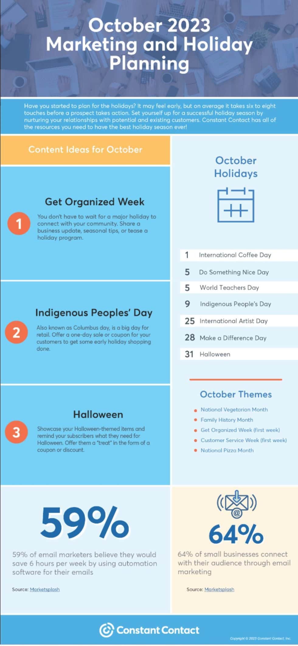 October Content Ideas for Email and Social Media - EZY Marketing